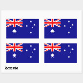 Australia/Australian Flag Rectangular Sticker | Zazzle