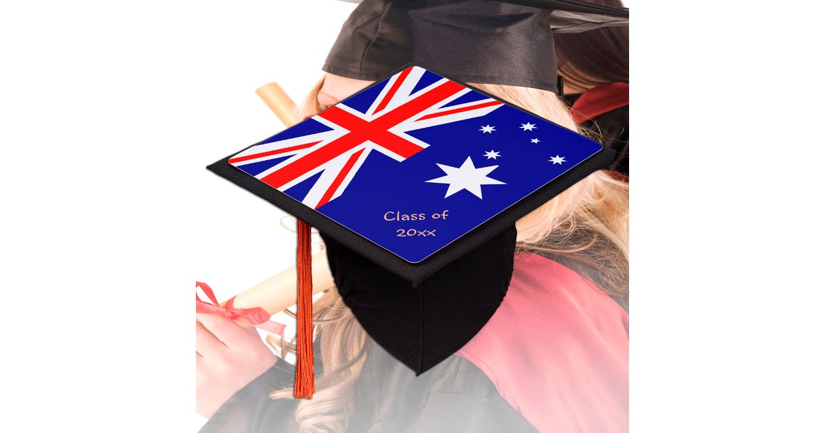 Australia & Australian Flag - Students /University Graduation Cap ...