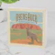 Australia | Ayers Rock Kangaroos Wooden Box Sign | Zazzle