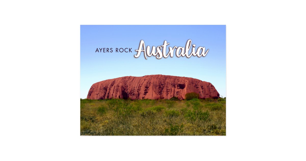 australia ayers rock postcard | Zazzle.com