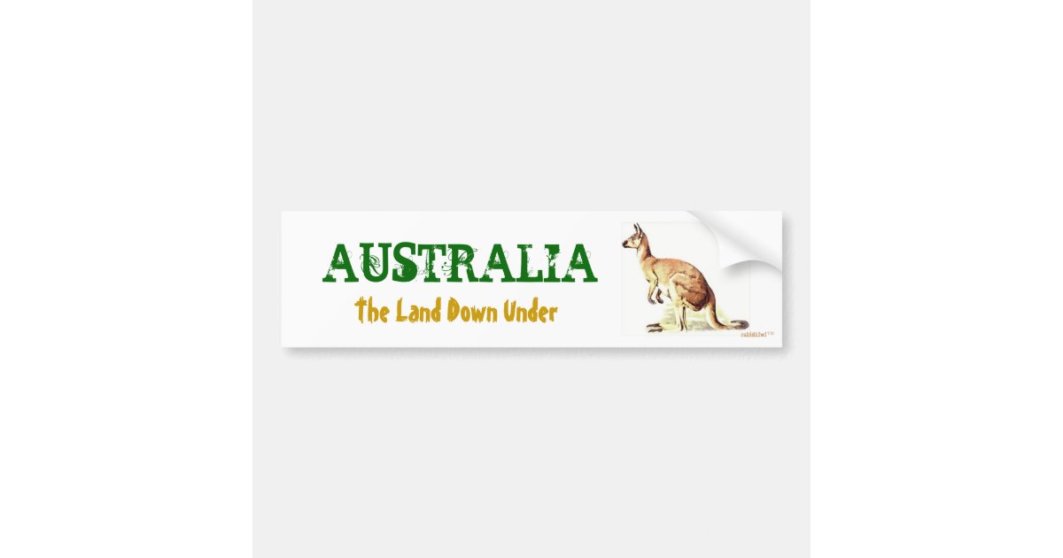 AUSTRALIA Bumper Sticker | Zazzle