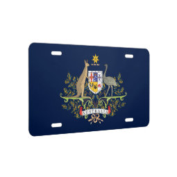 Australia Coat of Arms License Plate | Zazzle