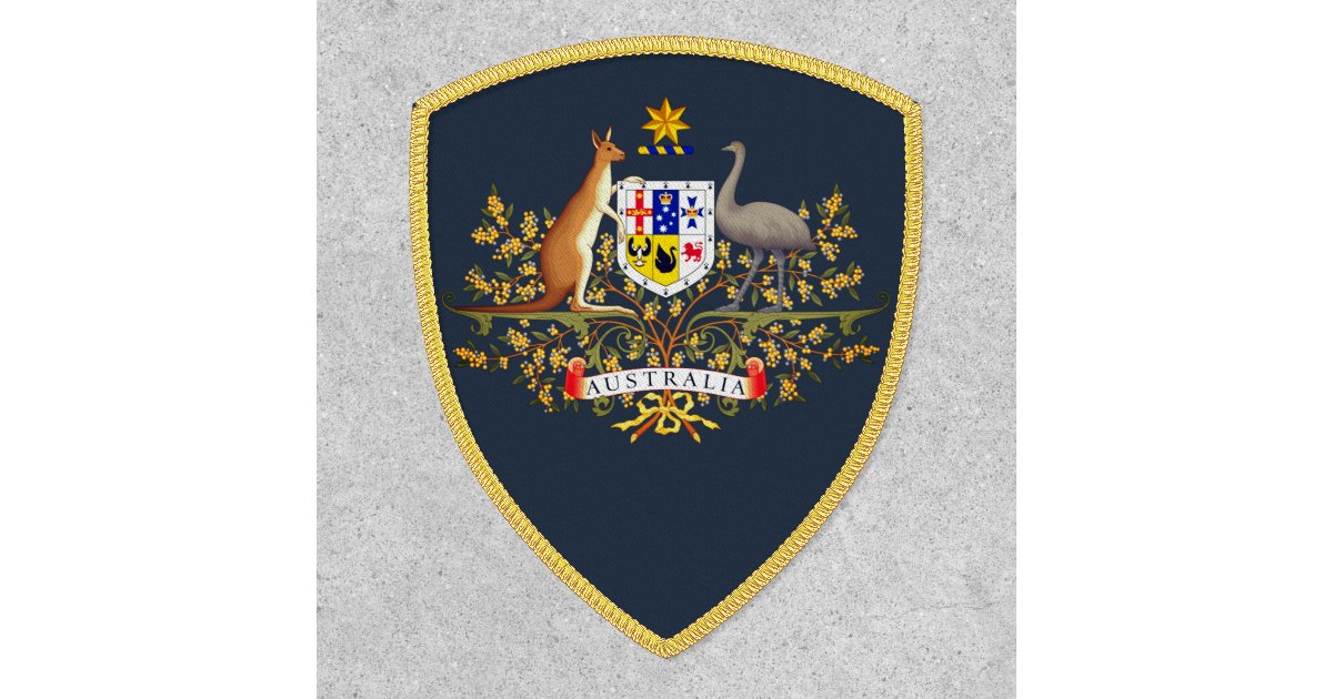 Australia Coat of Arms Patch | Zazzle