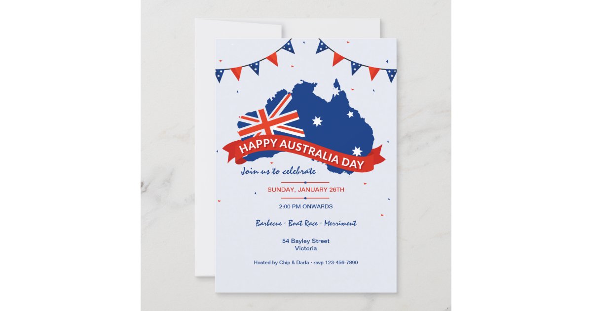 Australia Day Party Invitation | Zazzle