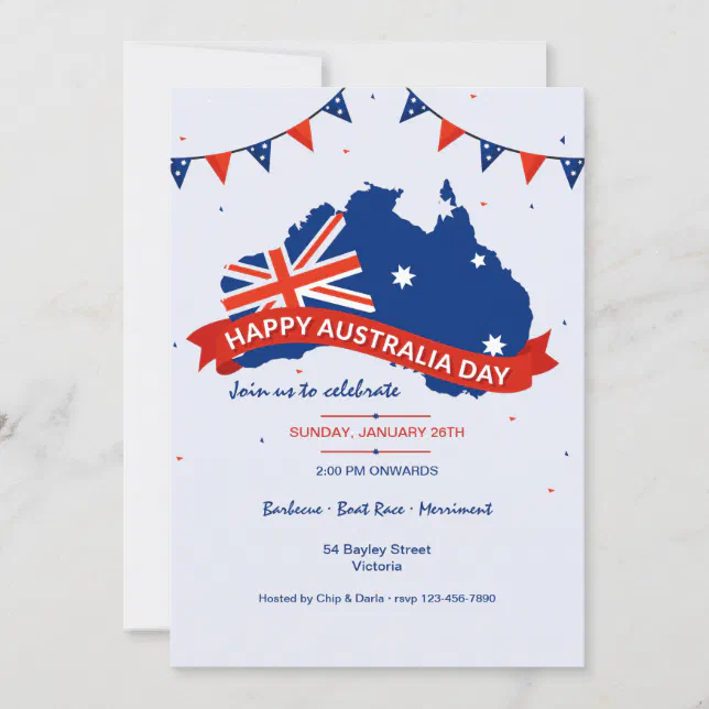 Australia Day Party Invitation | Zazzle