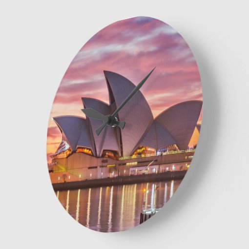 Australia design large clock | Zazzle