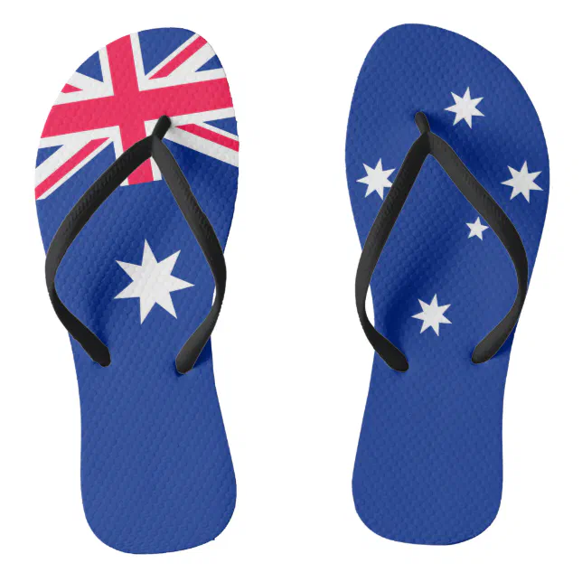Australia Flag Flip Flops | Zazzle