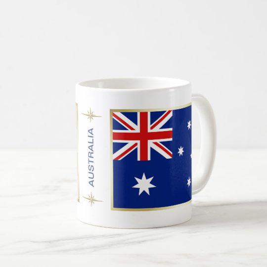 Australia Flag + Map Mug | Zazzle.com