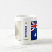 Australia Flag + Map Mug | Zazzle