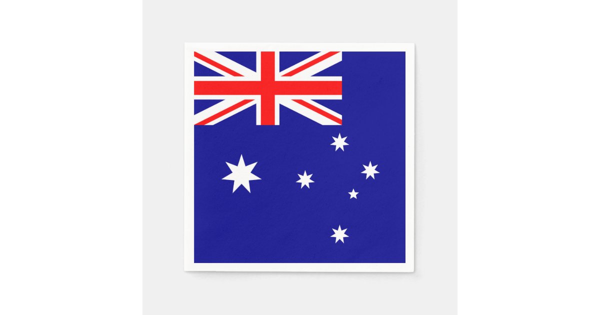Australia Flag Napkins | Zazzle