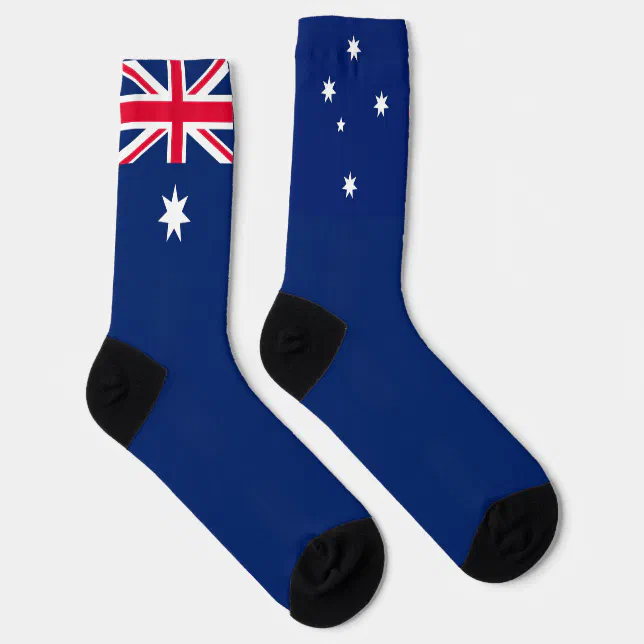 Australia Flag Patriotic Australian National Pride Socks | Zazzle