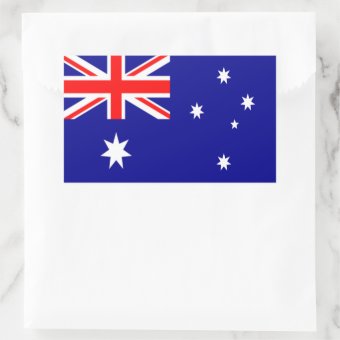 Australia Flag Rectangle Sticker | Zazzle