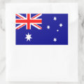 Australia Flag Rectangle Sticker | Zazzle