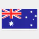 Australia flag rectangular sticker | Zazzle