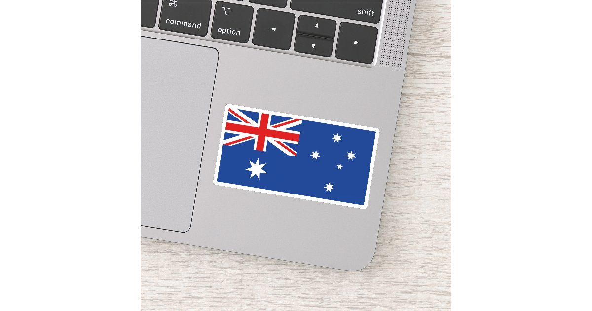 Australia flag sticker | Zazzle