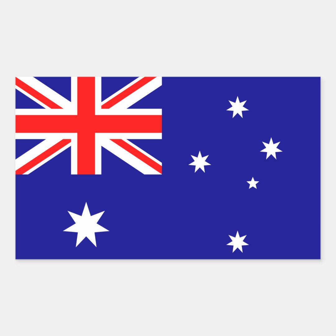 Australia Flag Sticker | Zazzle