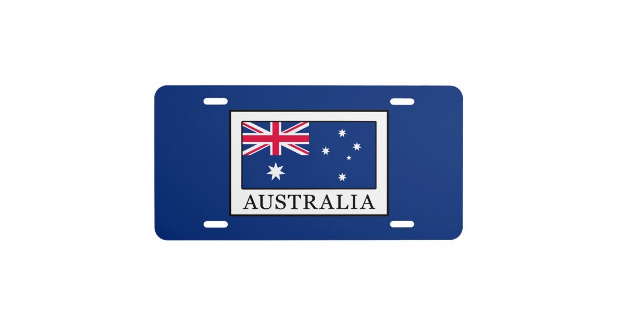 Australia License Plate | Zazzle