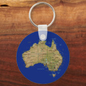 Australia Map Keychain | Zazzle