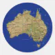 Australia Map Sticker | Zazzle