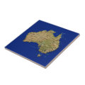 Australia Map Tile | Zazzle