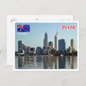 Australia - Perth - Skyline - Postcard | Zazzle