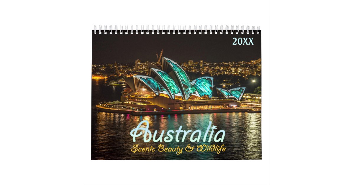 Australia Scenic Calendar 2021 | Zazzle