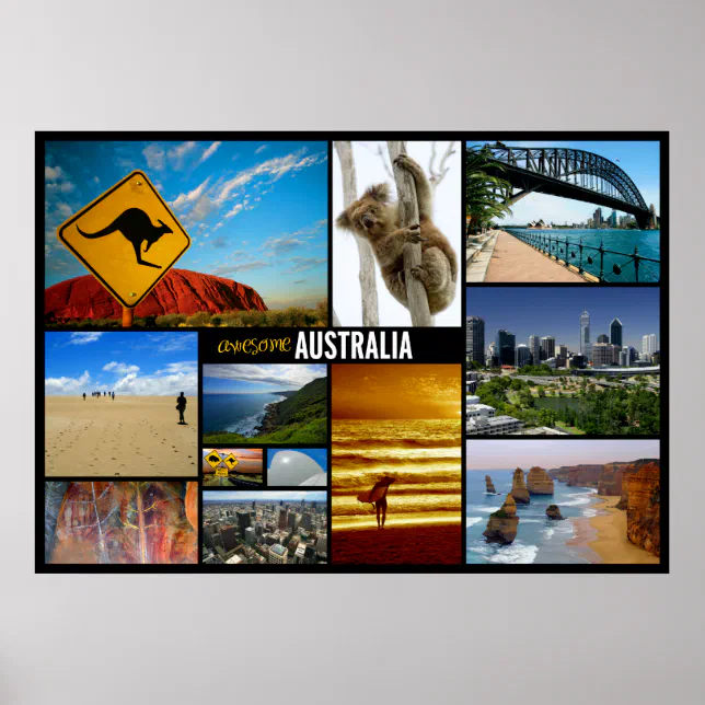 australia travel poster | Zazzle
