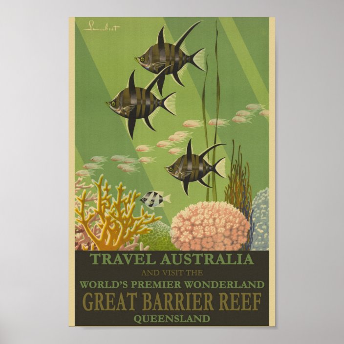 Australia Travel Poster | Zazzle.com