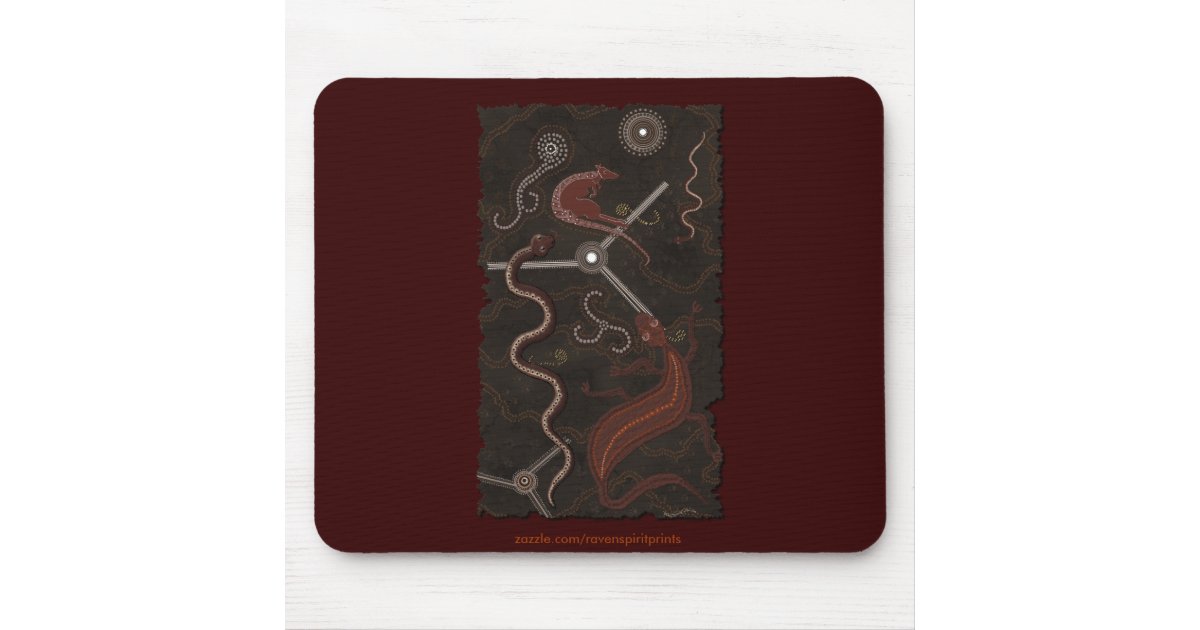 Australian Aboriginal Style Mousepad Series | Zazzle
