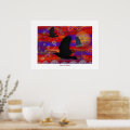Australian Aboriginal-themed Sunset on a Lake Poster | Zazzle