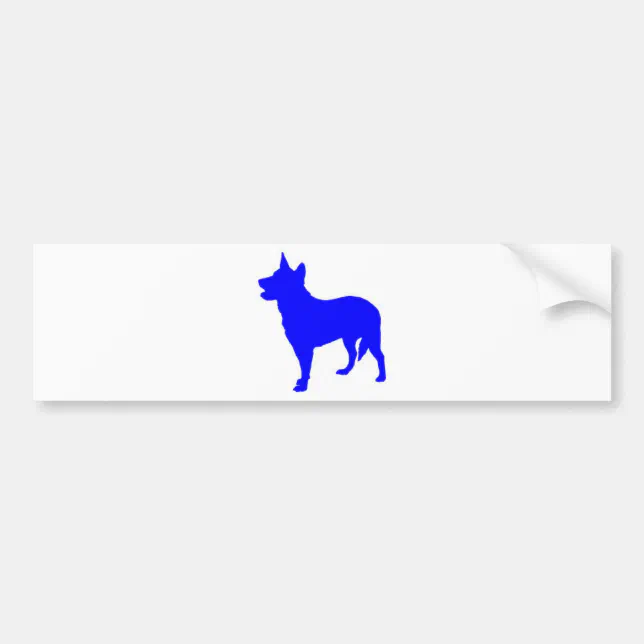 Australian Blue Heeler Bumper Sticker | Zazzle
