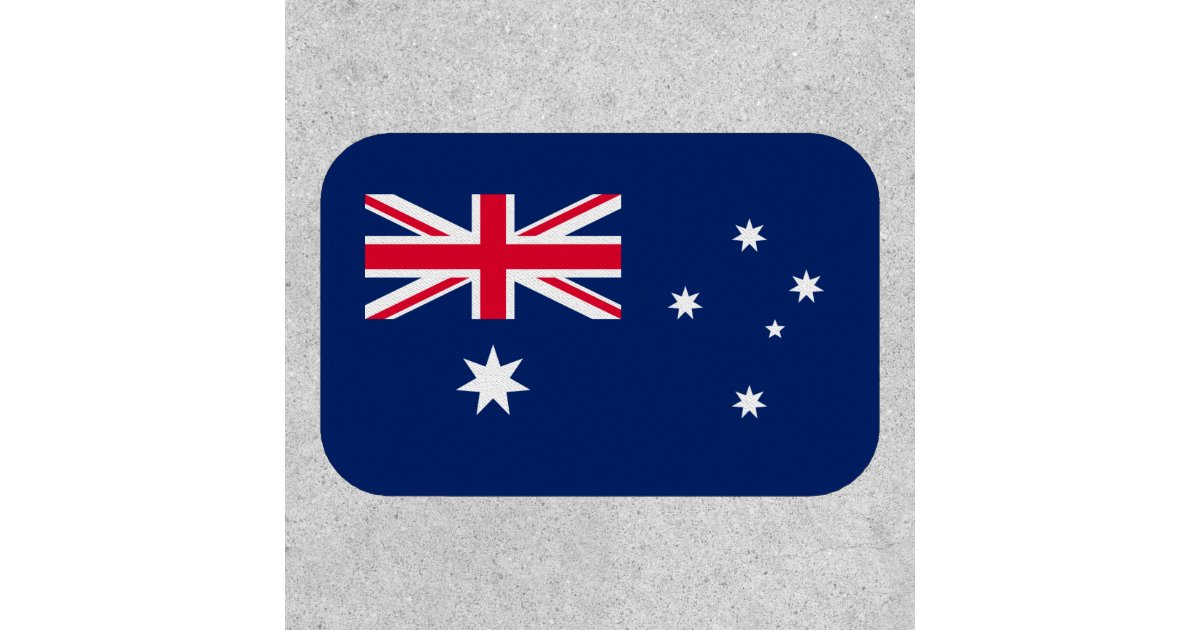 Australian Flag, Flag of Australia Patch | Zazzle