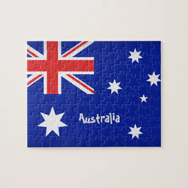 Australian Flag Jigsaw Puzzle | Zazzle
