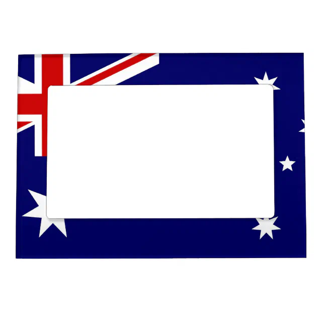 Australian Flag Magnetic Frame | Zazzle