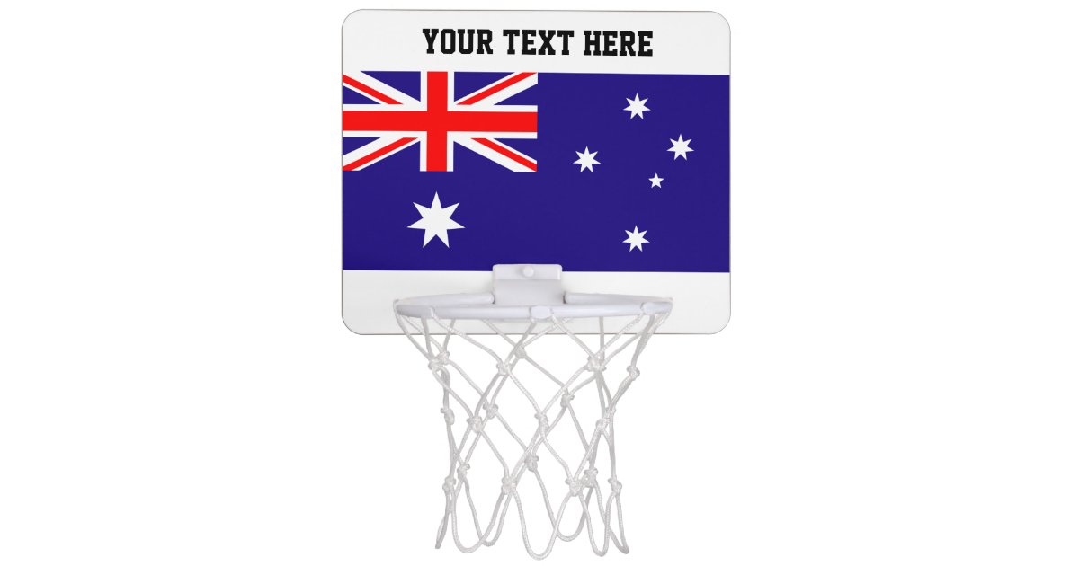 Australian flag of Australia Aussie pride custom Mini Basketball Hoop ...
