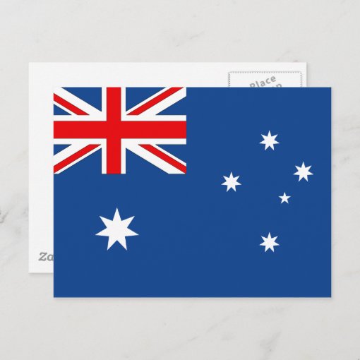 Australian Flag Postcard | Zazzle