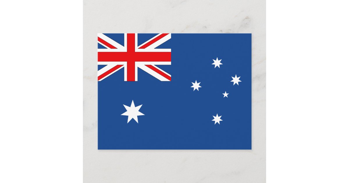 Australian Flag Postcard | Zazzle