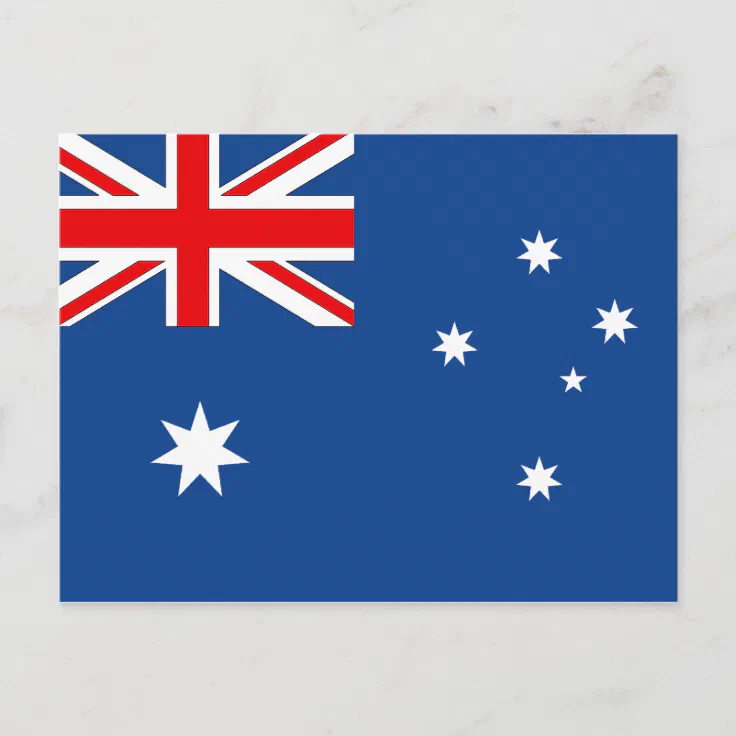 Australian Flag Postcard | Zazzle
