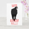 Australian magpie Happy Birthday card | Zazzle