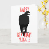 Australian magpie Happy Birthday card | Zazzle