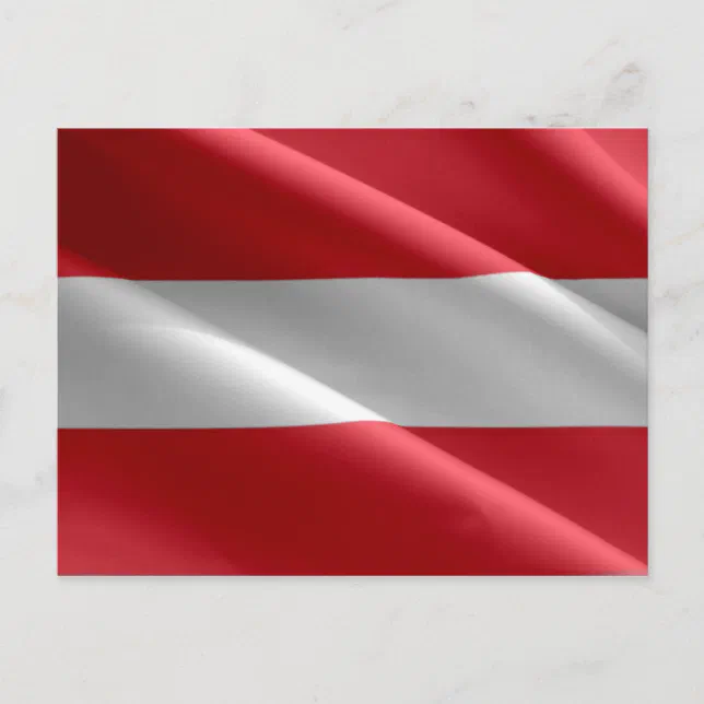 Austria - Austrian Flag - Postcard | Zazzle