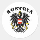 Flag of Austria / Austrian flag Rectangular Sticker | Zazzle.com