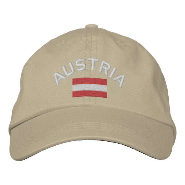Austria Hat - Austrian flag | Zazzle