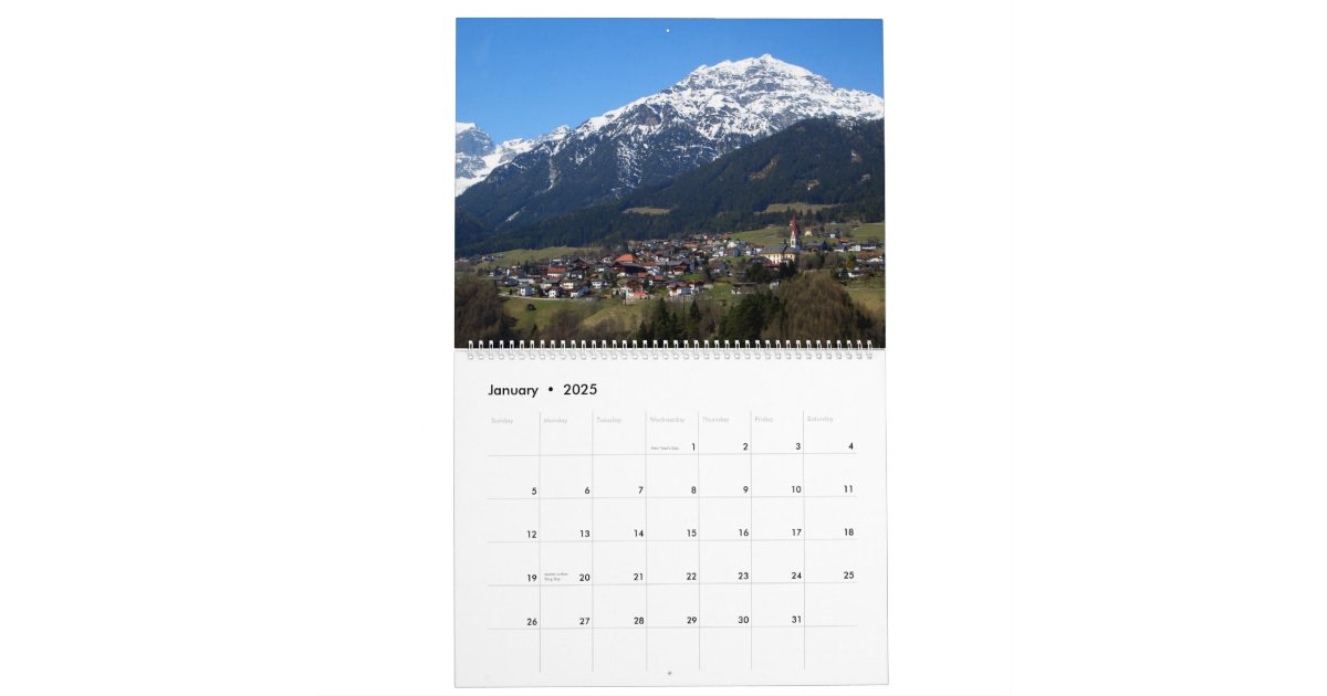 Austrian Alps Calendar | Zazzle