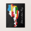 Austrian States Flags Map, Länder, Educational Jigsaw Puzzle | Zazzle