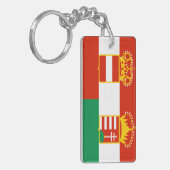 Austro-Hungarian Flag Keychain | Zazzle