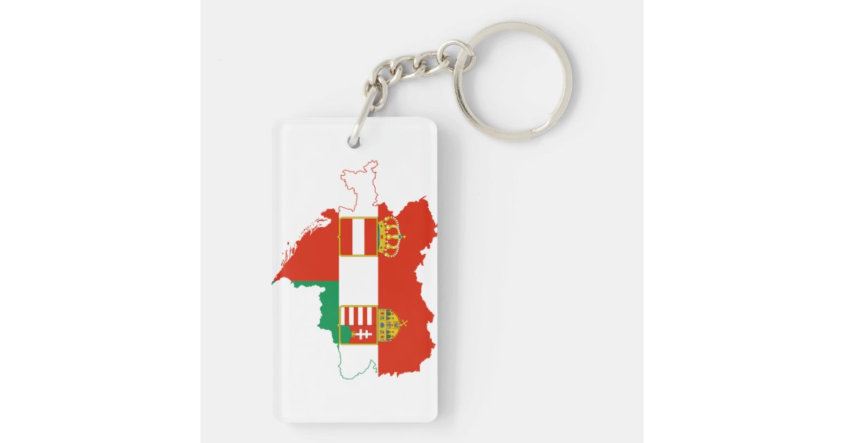 Austro-Hungarian Flag Keychain | Zazzle