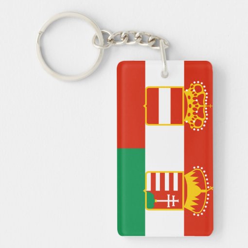 Austro-Hungarian Flag Keychain | Zazzle