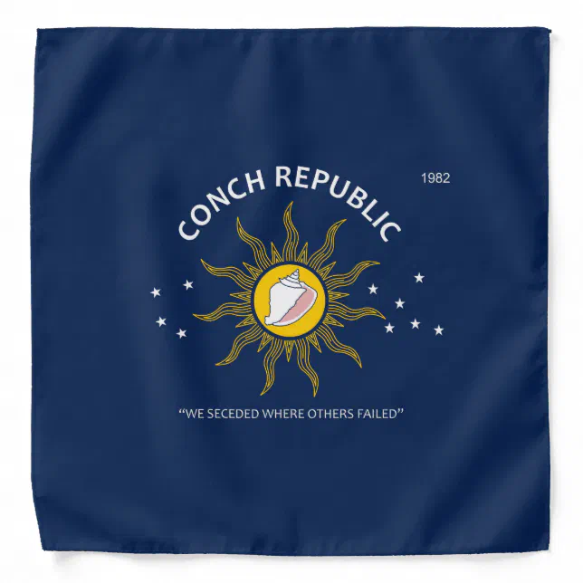 Authentic Conch Republic AVOID FAKES Bandana | Zazzle