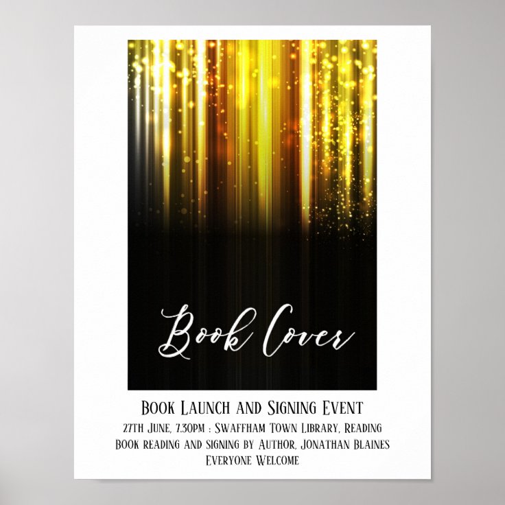 Author Book Signing Event Poster | Zazzle